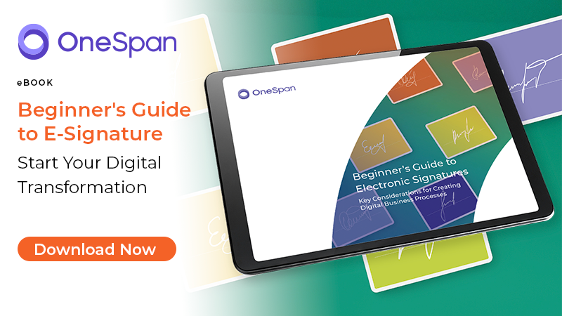 Beginner's Guide to Electronic Signatures | OneSpan